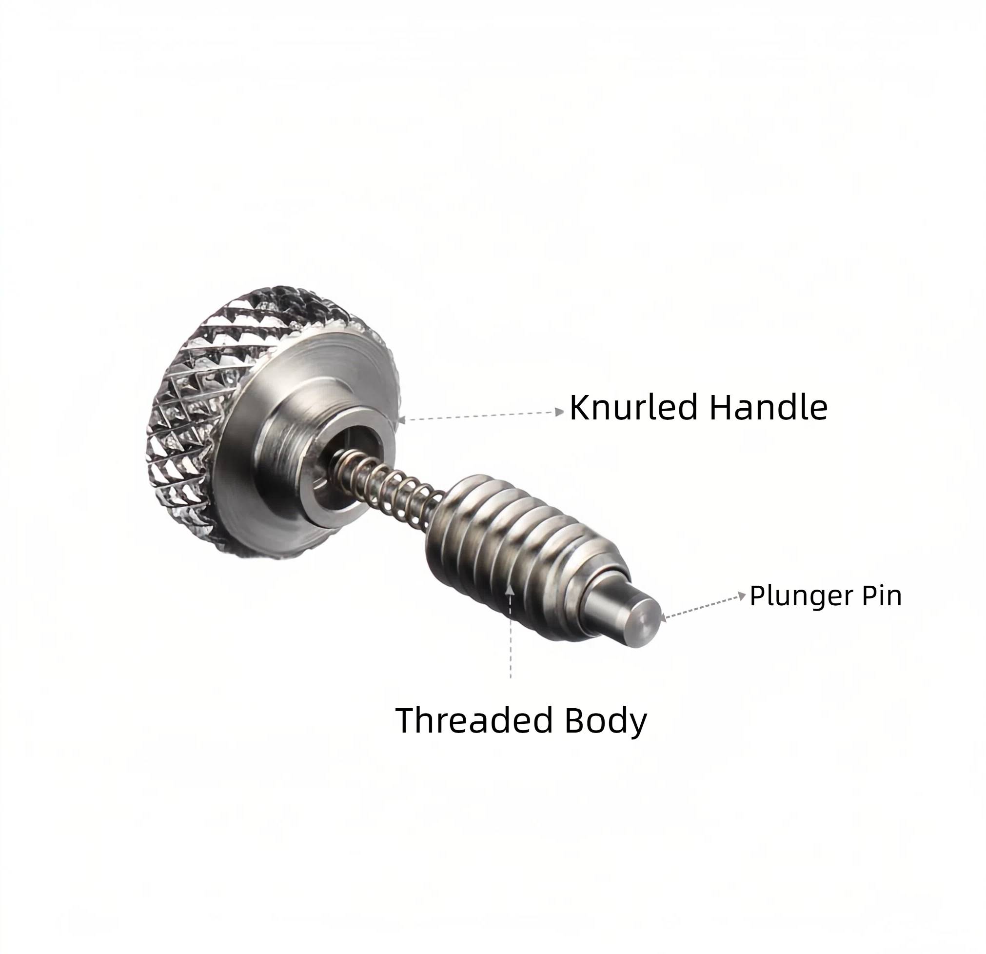 Hand Retractable Spring Plunger For Rolling Toolboxes | Mocayo.com